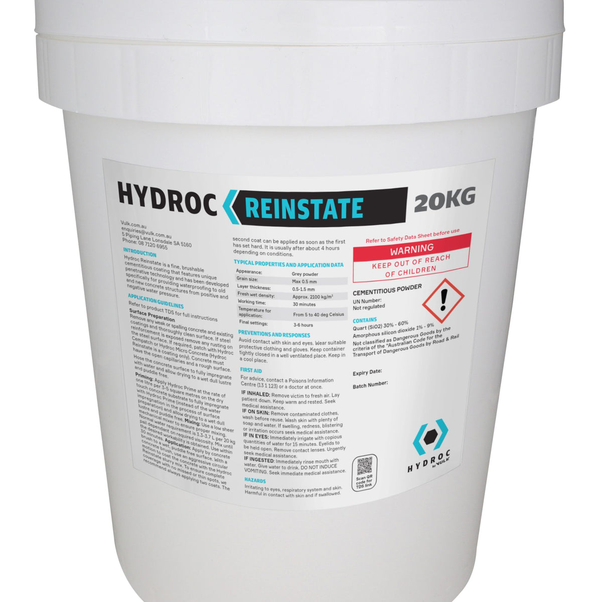 Hydroc Reinstate – Forcon Products PTY LTD