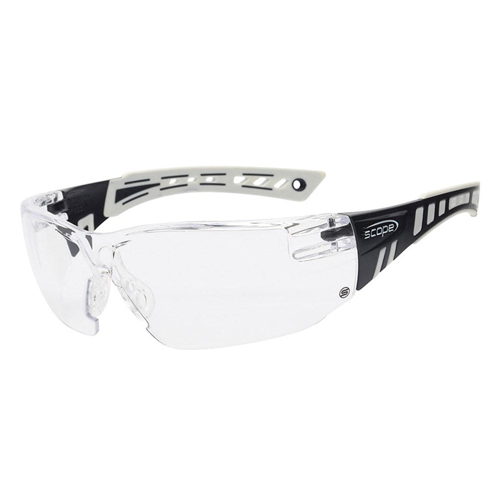Speed White/Navy Blue Frame Titanium AF/AS Clear Lens – Forcon Products ...