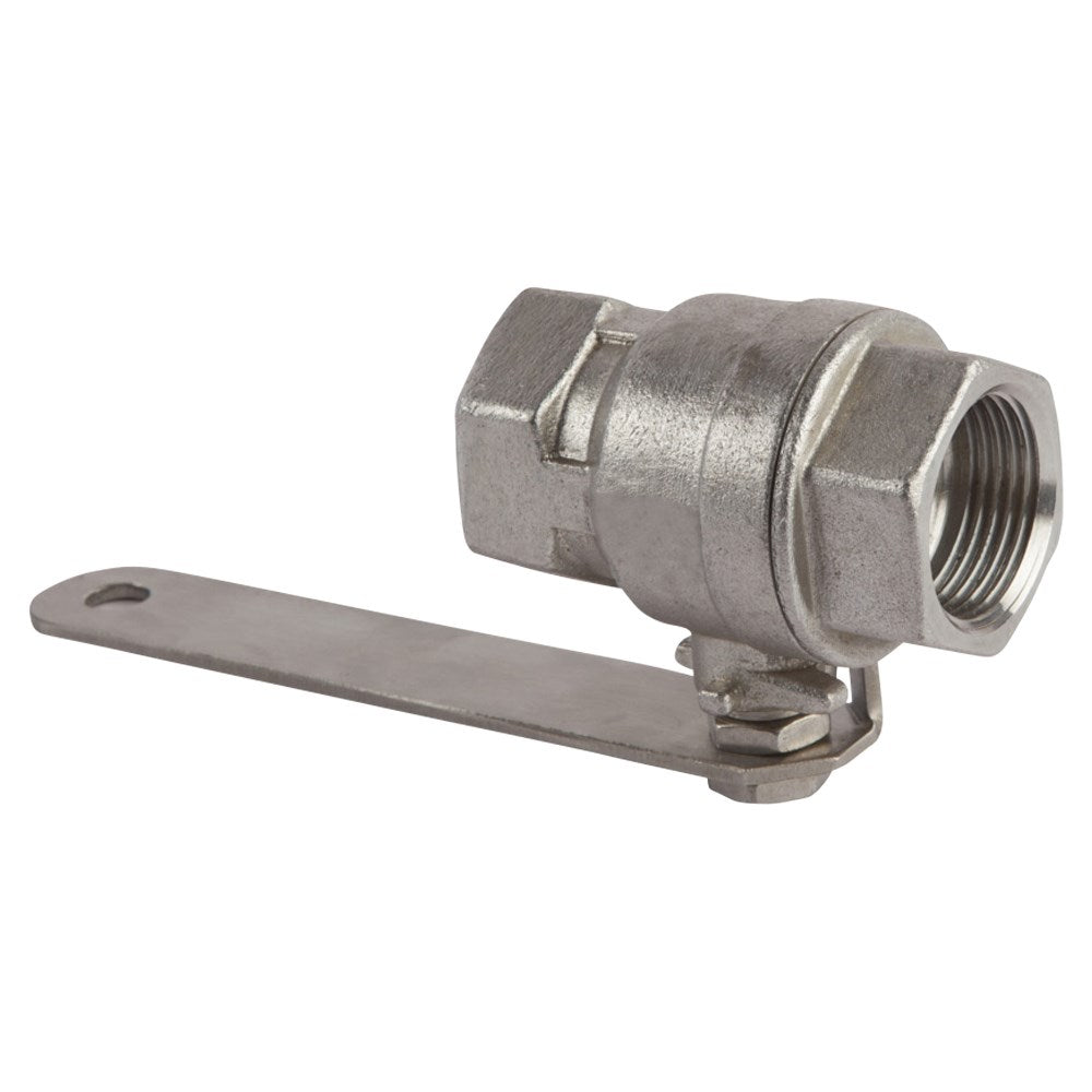 PRATT 25mm S/STEEL BALL VALVE WITH LEVER ARM SUITS ALL ELITE SHOWERS ...