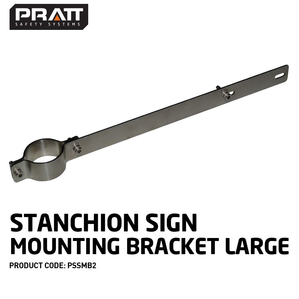 Stanchion Sign Mounting Bracket Large – Forcon Products PTY LTD